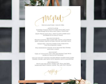 Wedding Menu Board | Etsy