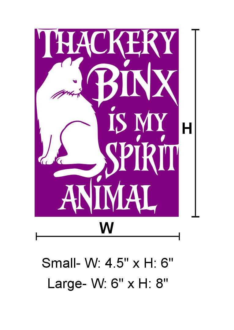 Thackery Binx / Spirit Animal / Hocus Pocus/ Black Cat / Mom - Etsy