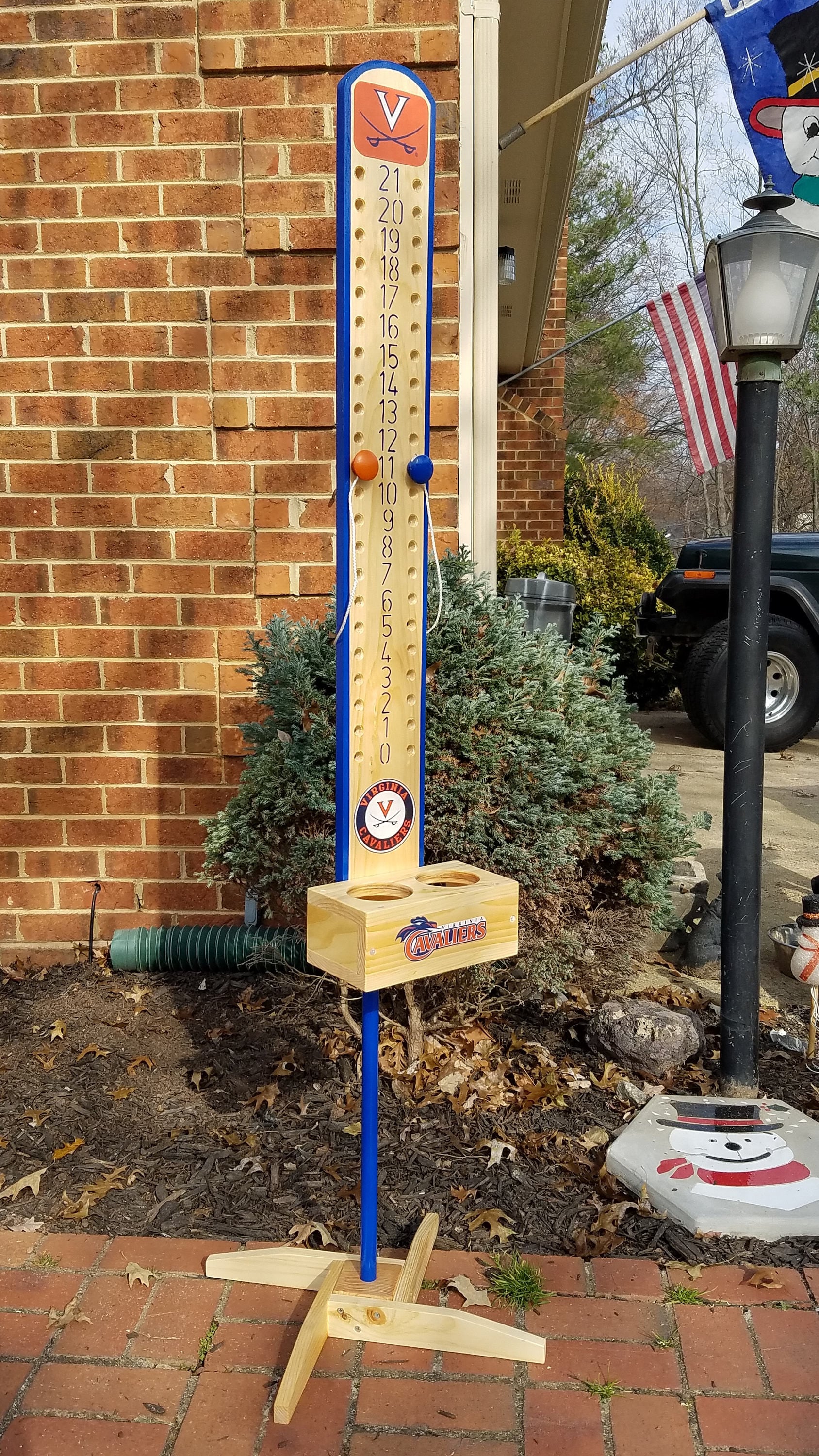 Cornhole Scoreboard - Custom Paint - Etsy Canada