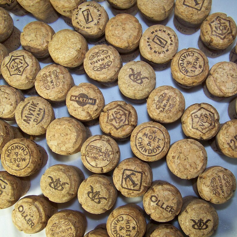 Used Champagne Corks Sparkling Wine Corks Lot of 30 Variety Craft ...