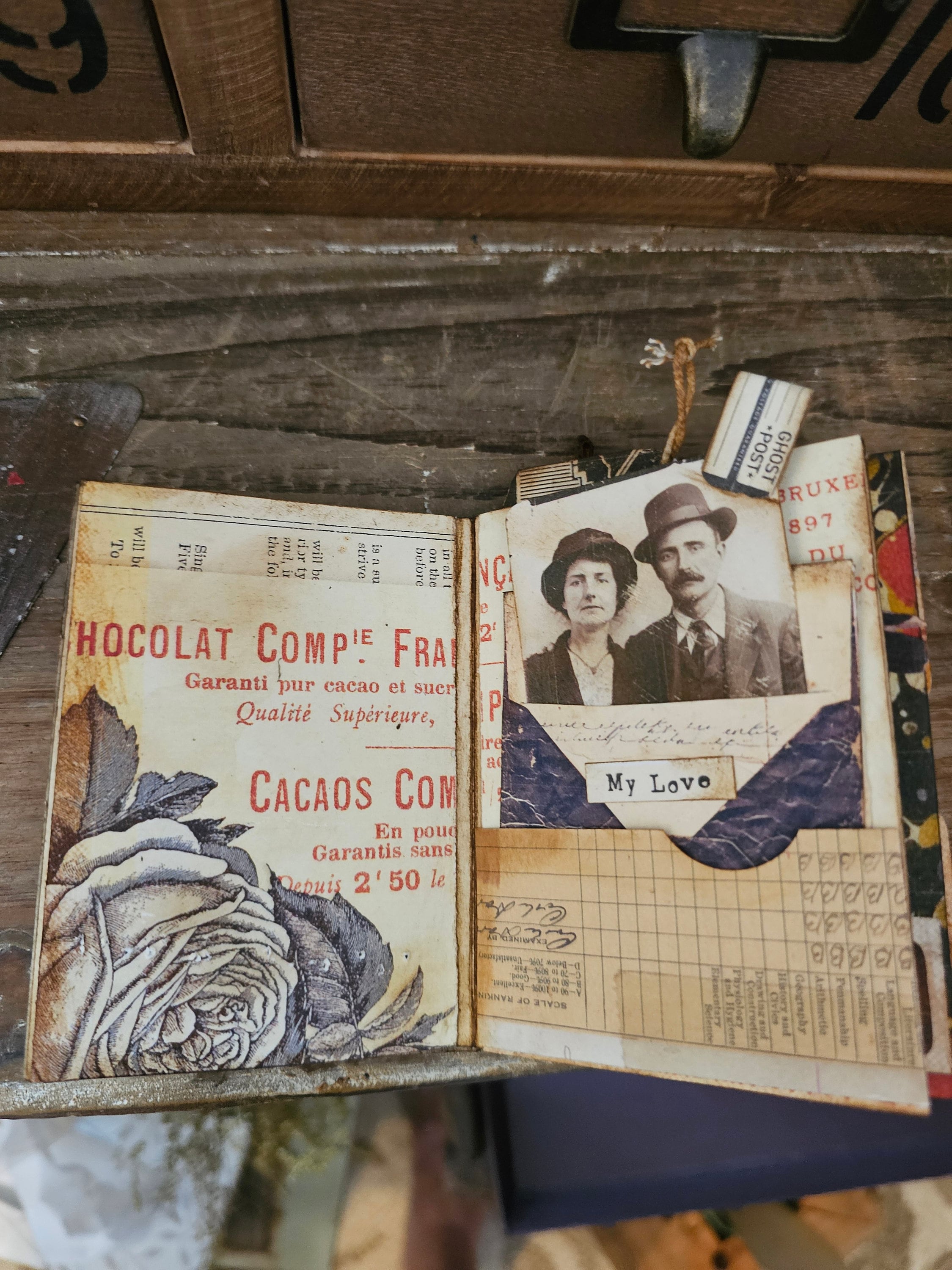 Vintage Mini Journal Decor - Etsy