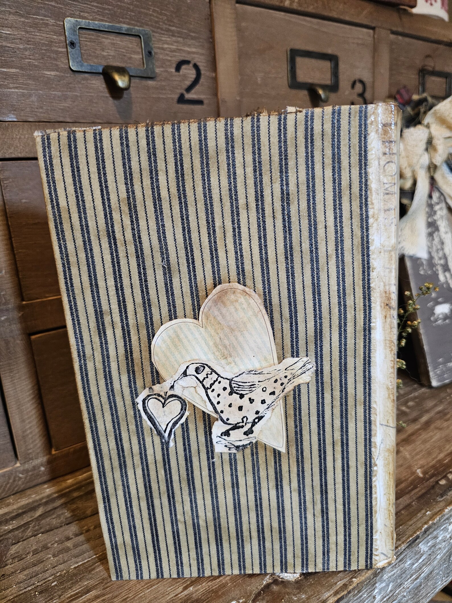 Vintage Look Book Decor - Etsy