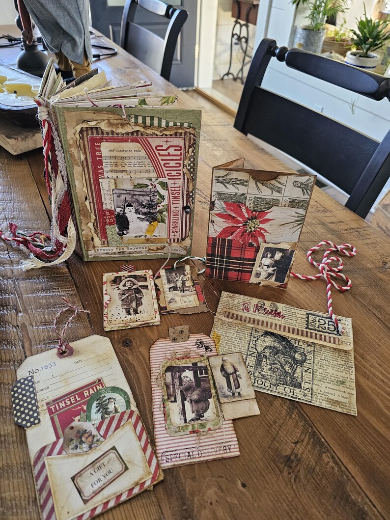 Primitive Christmas Journal - Etsy