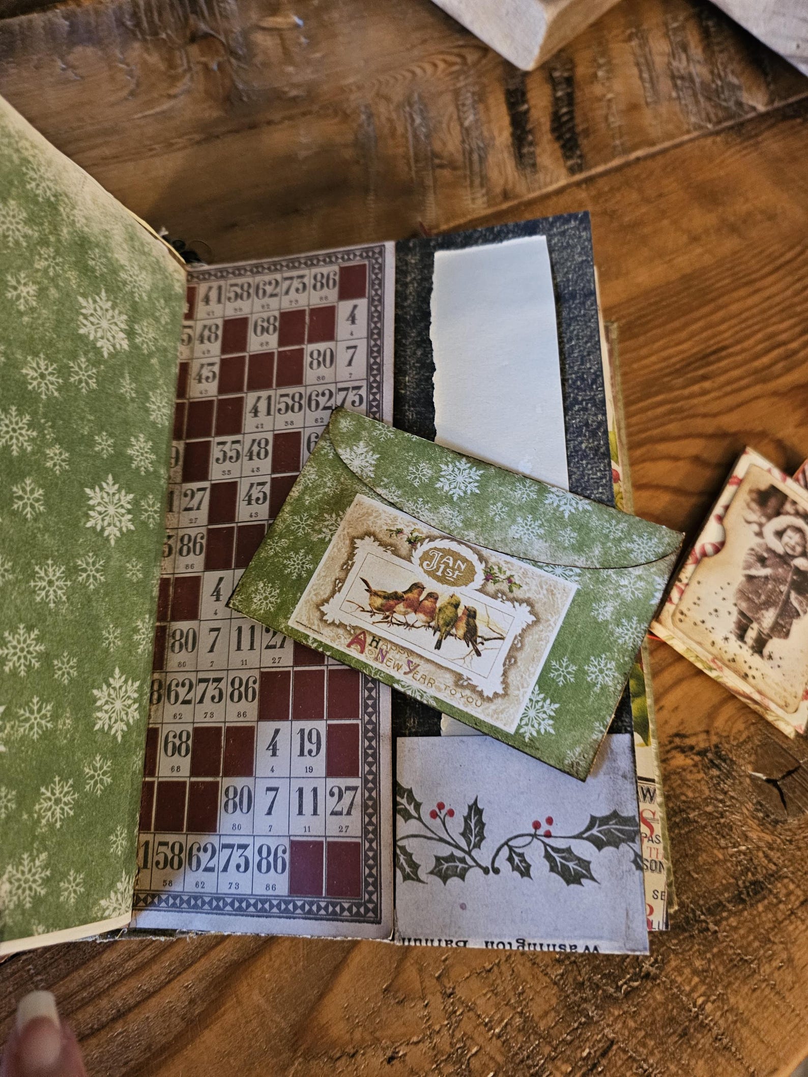 Primitive Christmas Journal - Etsy