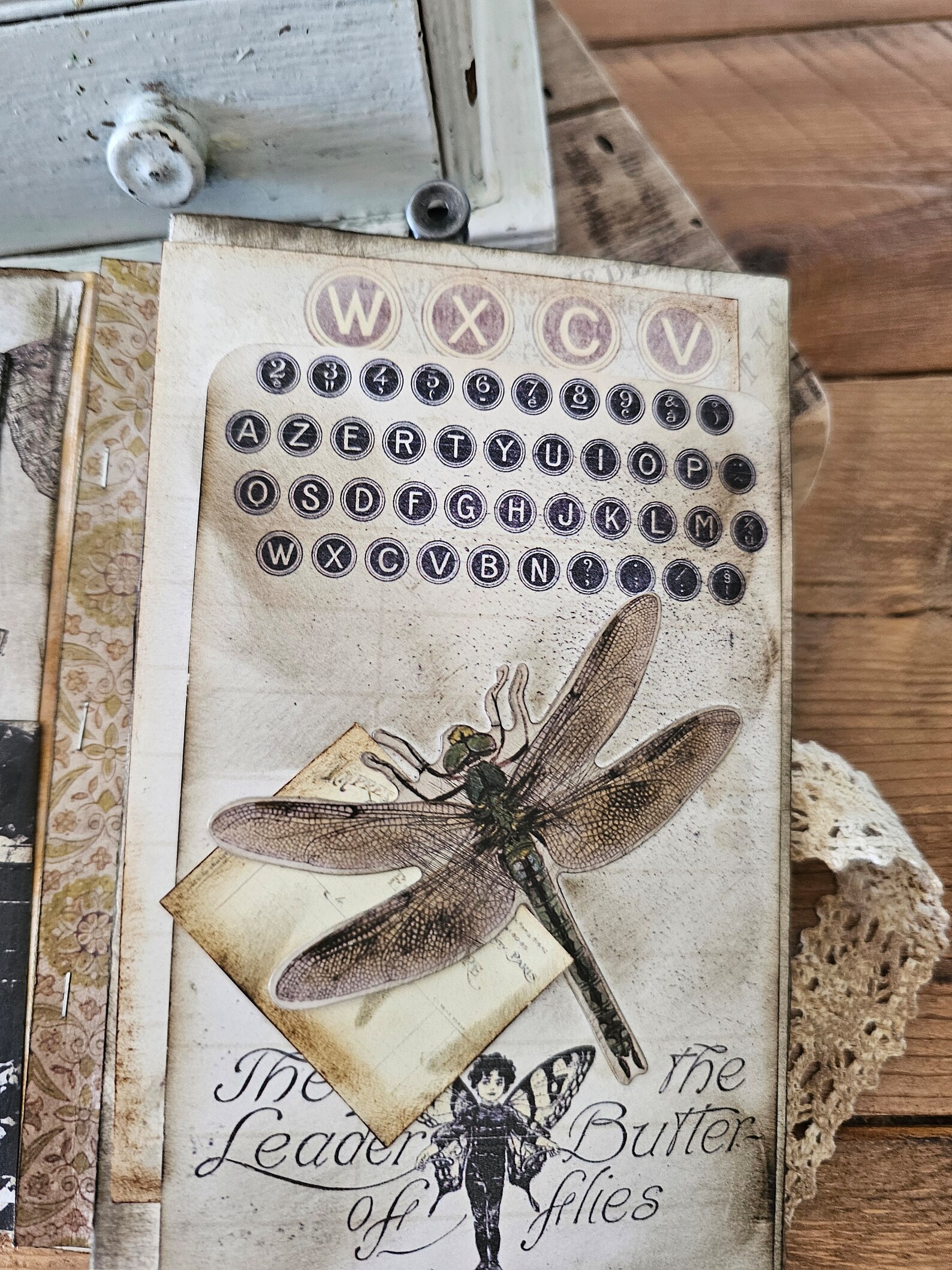 Primitive Early Girl Journal Decor - Etsy