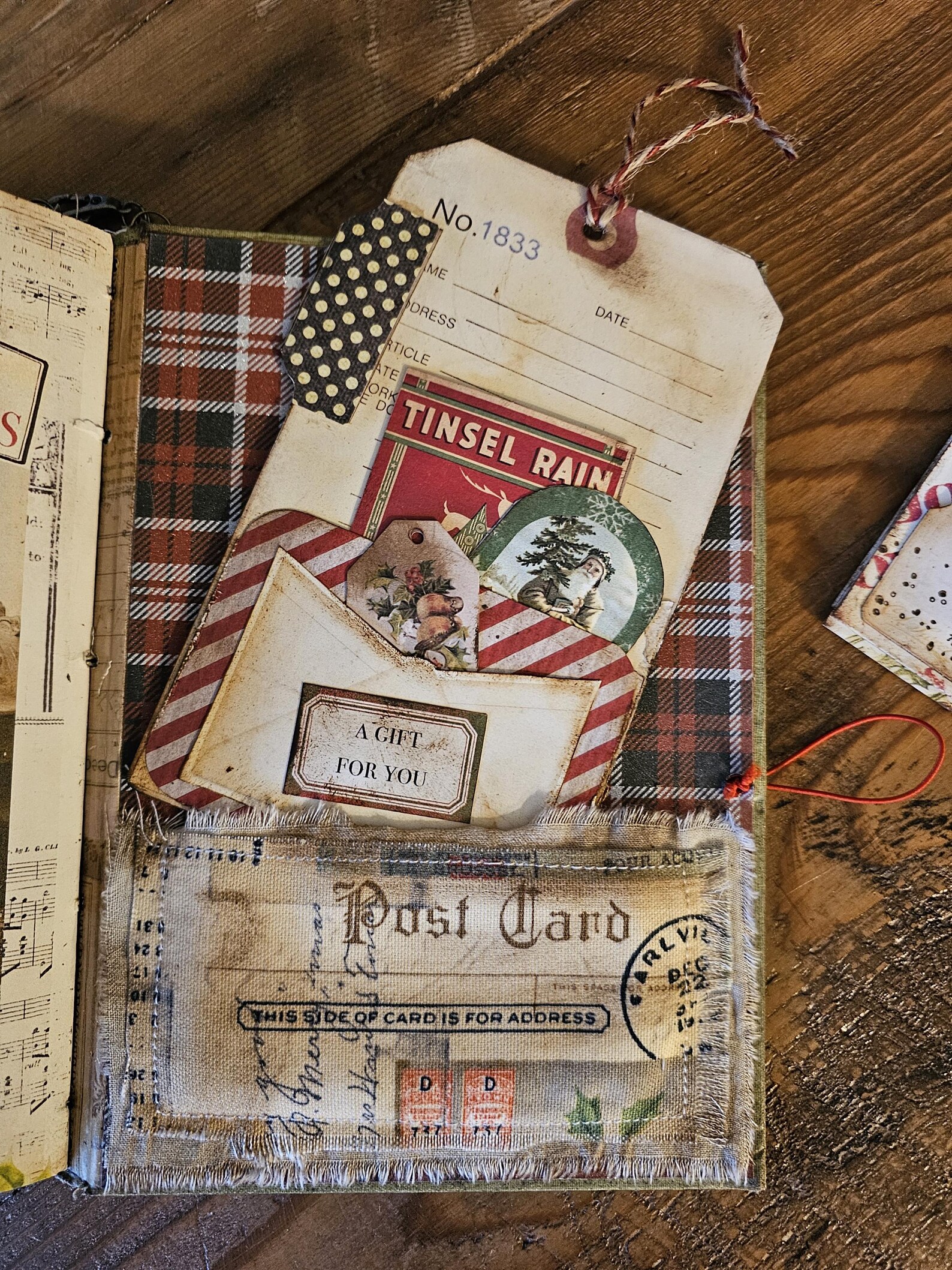 Primitive Christmas Journal - Etsy