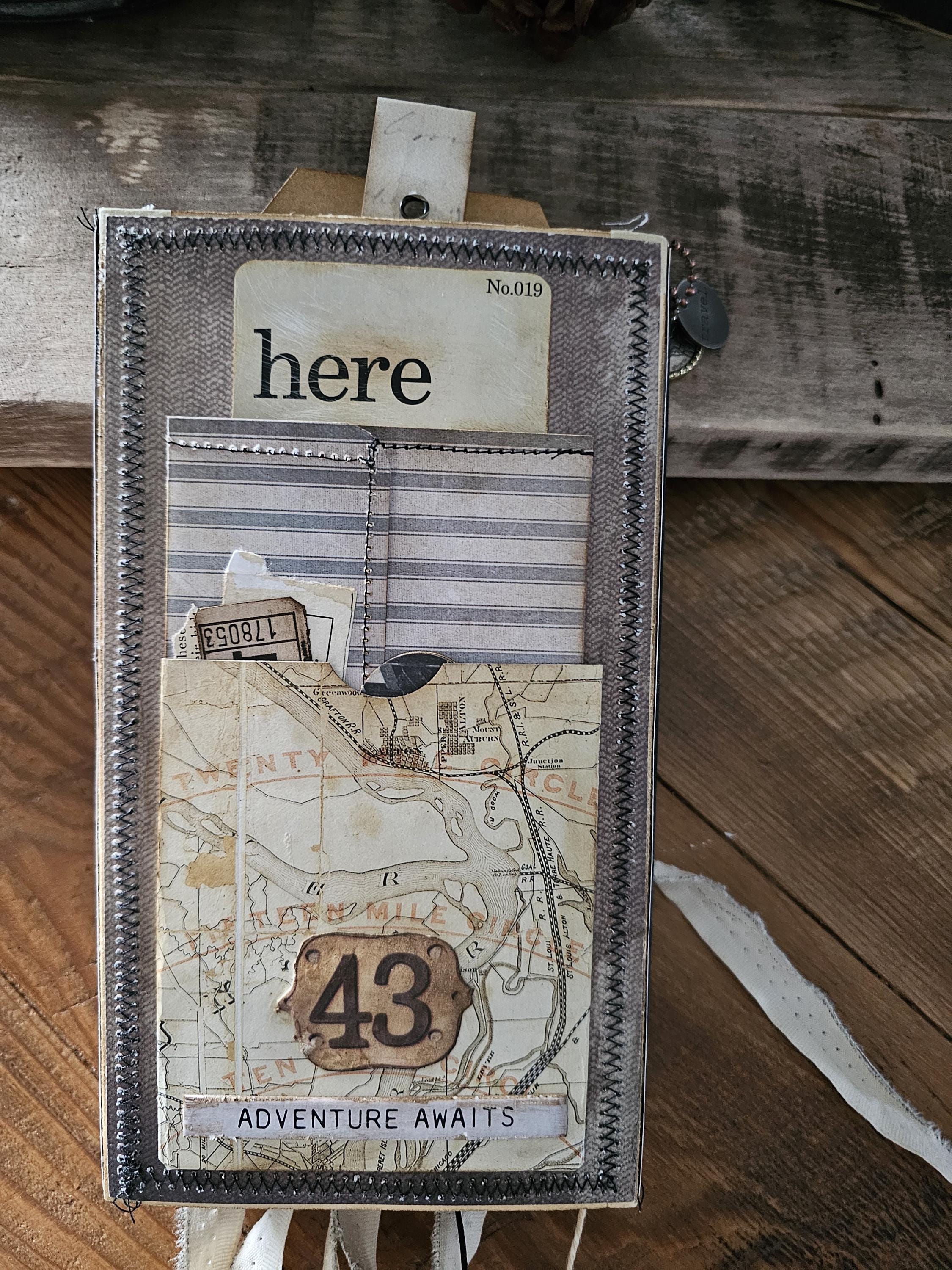 Tim Holtz Themed File Folder Journal - Etsy