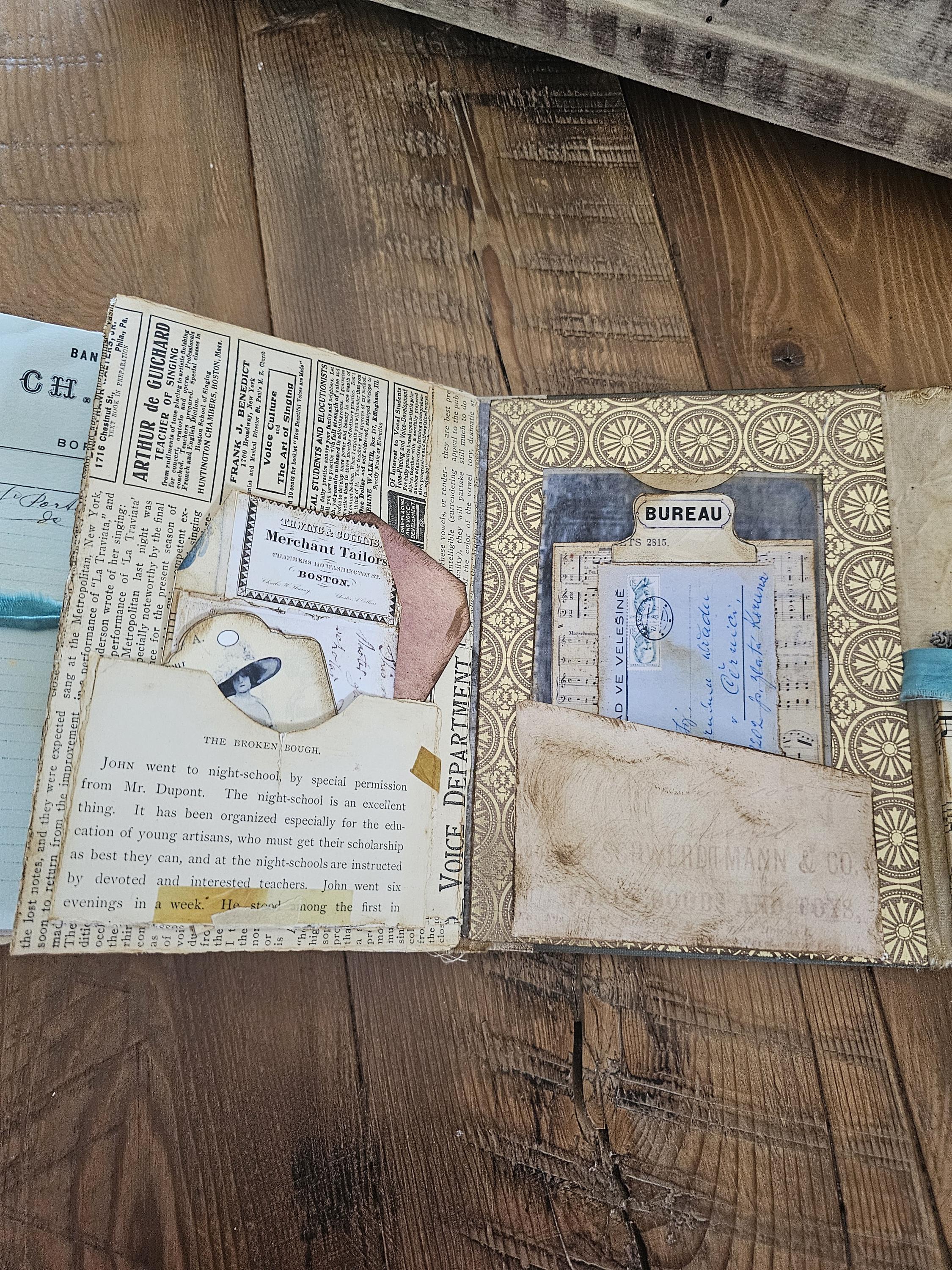 Early Folk Art Lapbook Journal(3 Part Post Listing) "1" - Etsy