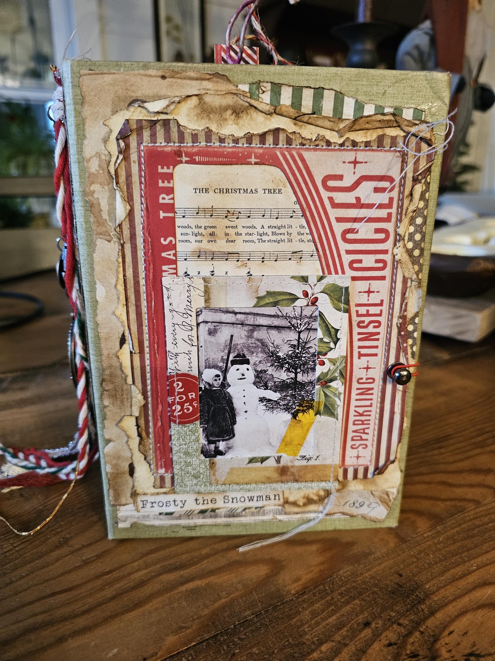 Primitive Christmas Journal - Etsy