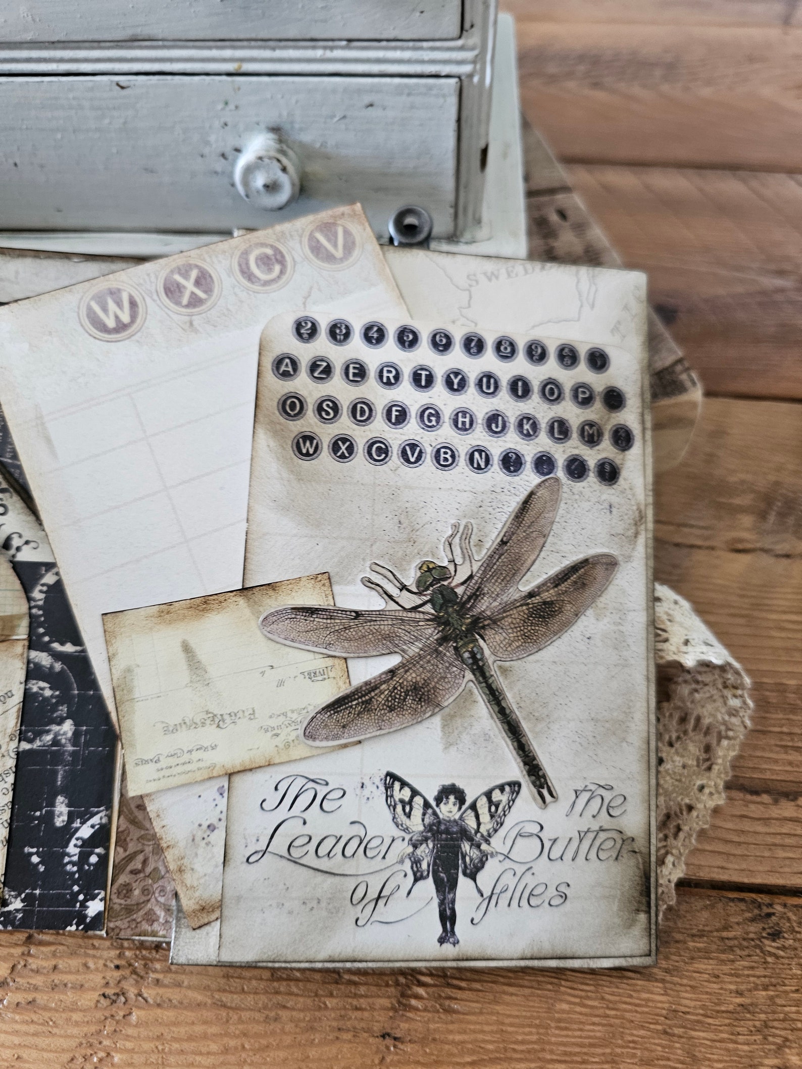 Primitive Early Girl Journal Decor - Etsy