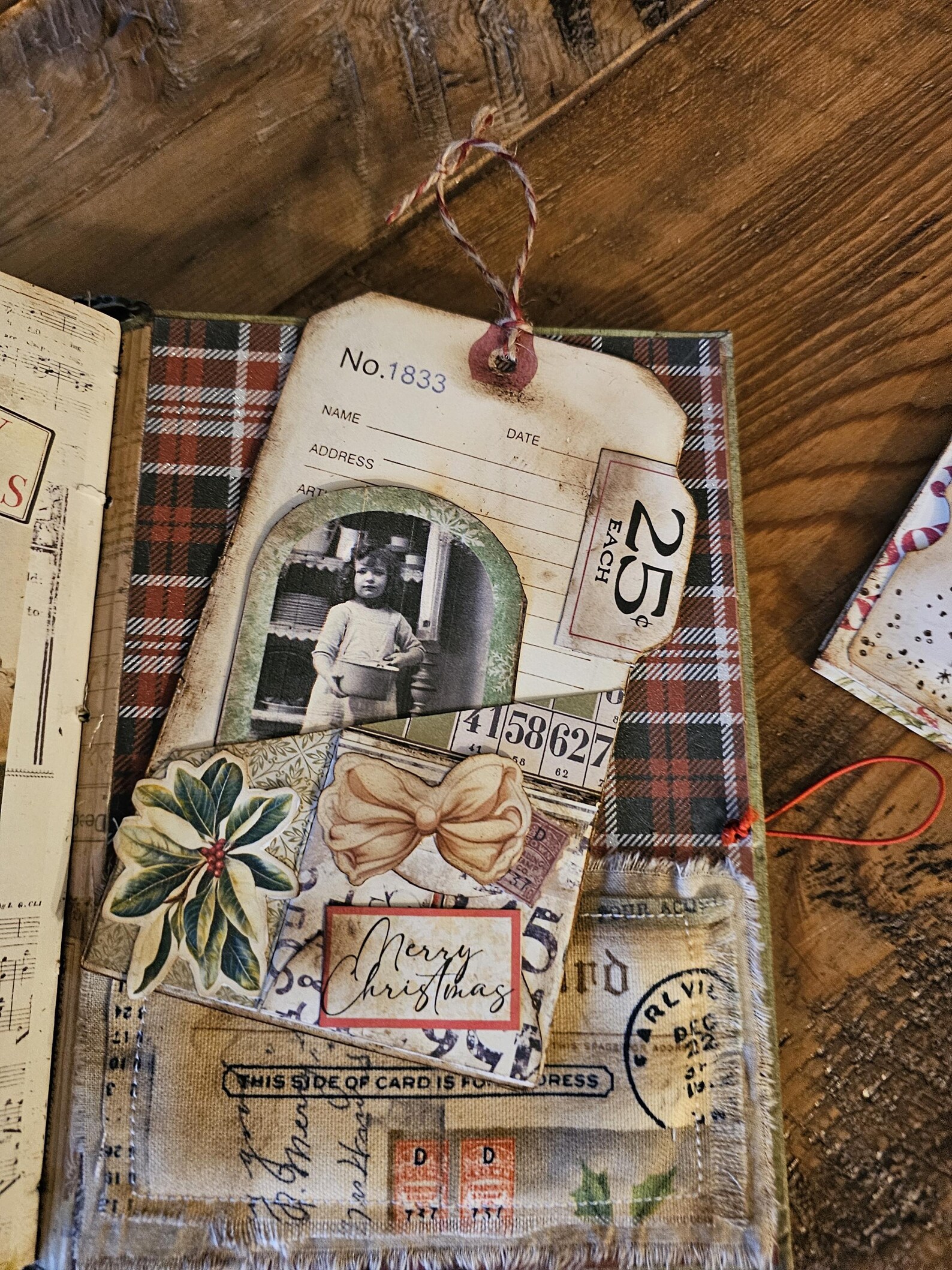 Primitive Christmas Journal - Etsy