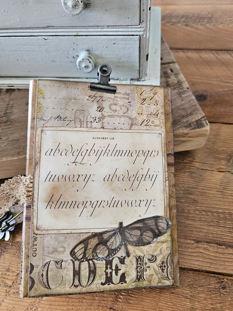 Primitive Early Girl Journal Decor - Etsy