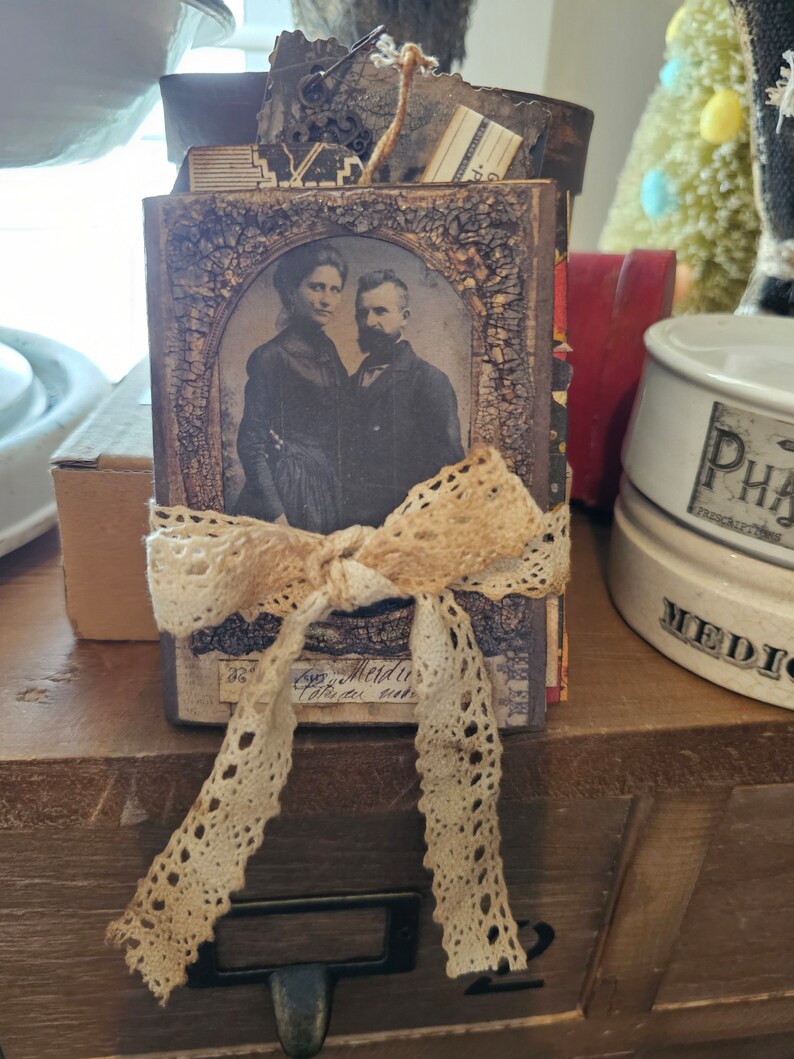 Vintage Mini Journal Decor - Etsy