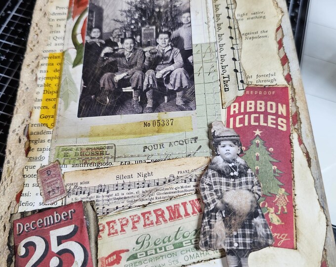 Christmas Junk Journal (tim Holtz Papers & Embellishments) - Etsy