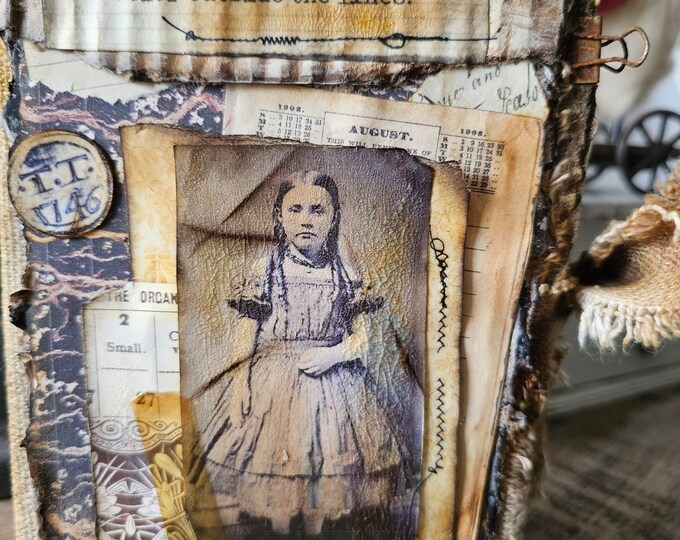 Primitive Grungy Journal - Etsy