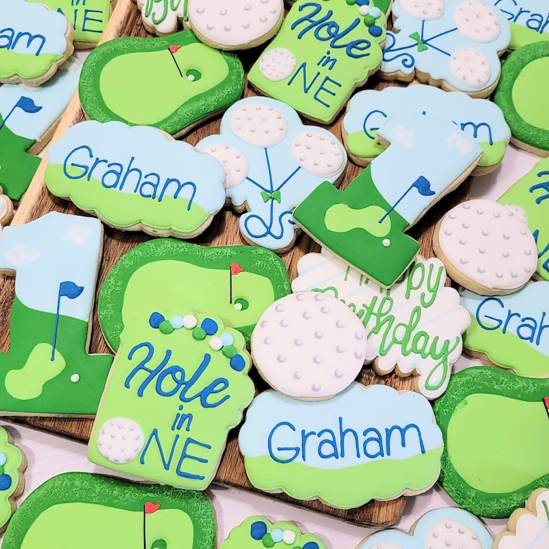Golf Themed Cookies - Etsy