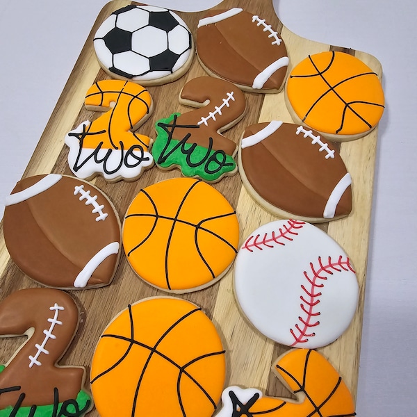 Sports Cookies - Etsy