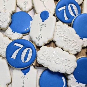 Birthday Cookies; Choose Age and Color Combination - Etsy