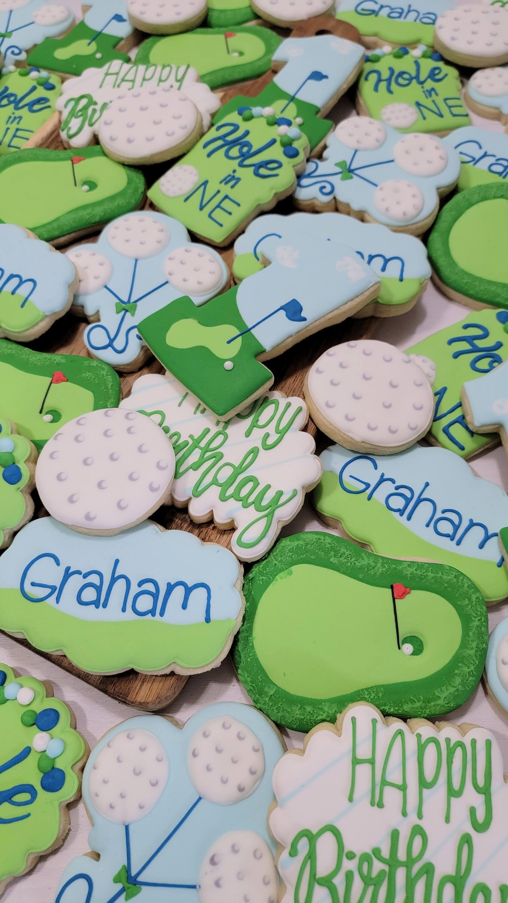 Hole in One, Golf, 1st Birthday Cookies - Etsy