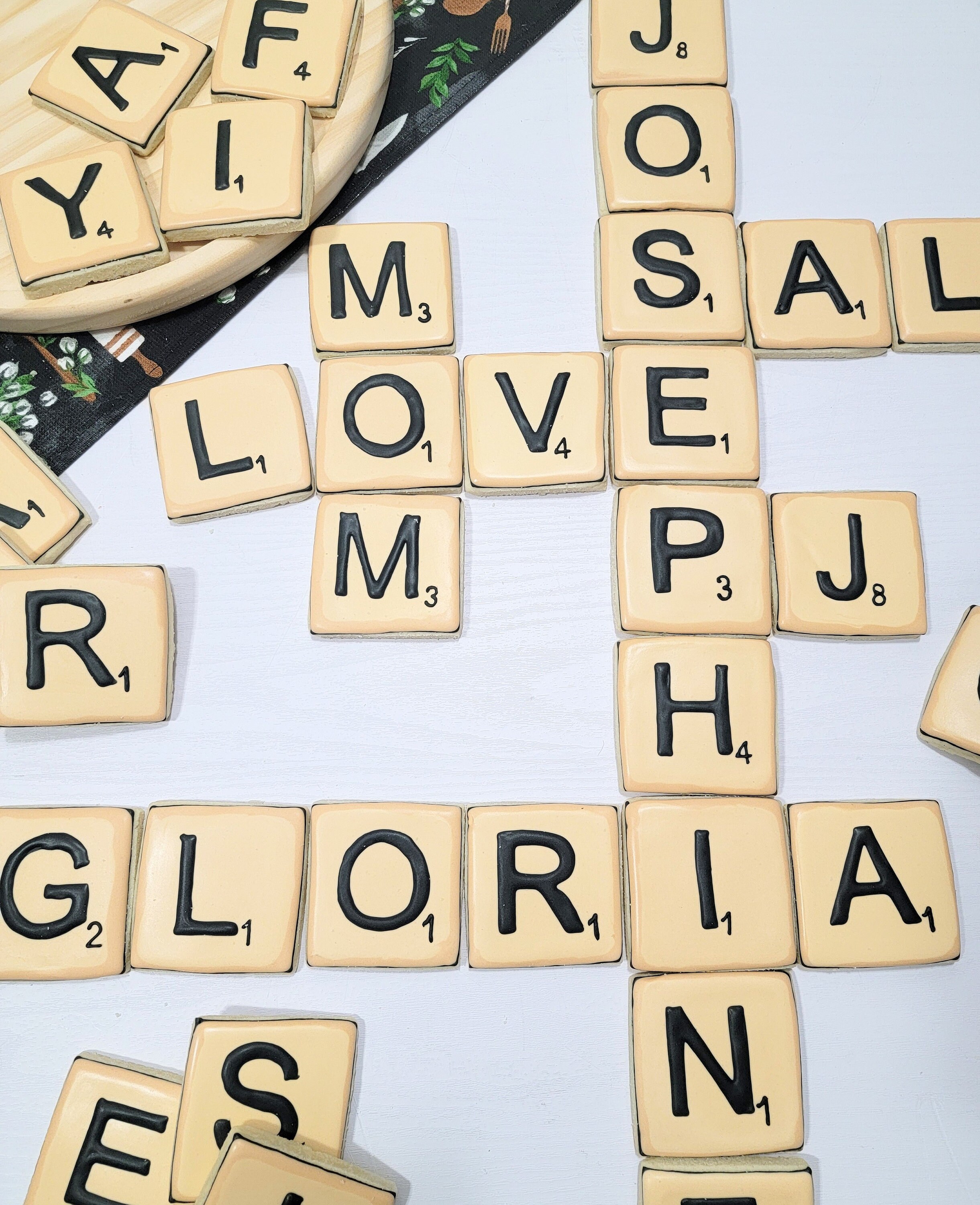 Scrabble Tile Cookies - Etsy