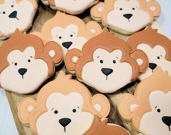 Monkey Cookies - Etsy