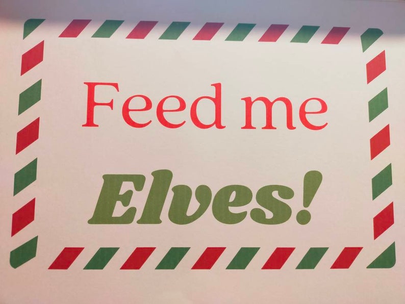Elf Props, Christmas Tree Monster Easy Elf Idea, Last Minute Ideas - Etsy