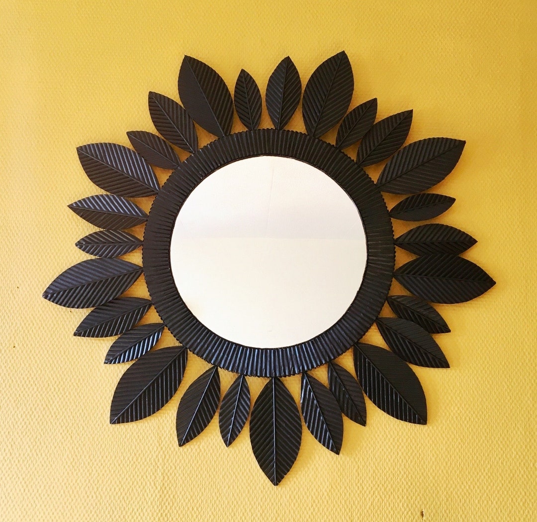 Recycled Cardboard Sun Mirror - Etsy