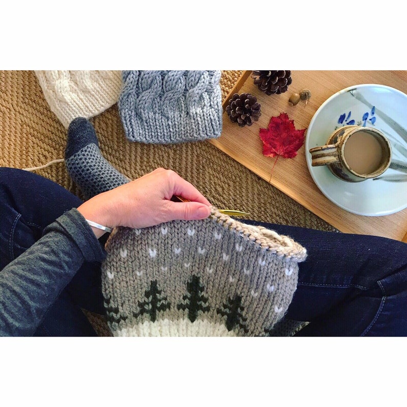 Hat Knitting Pattern Pine Tree Hat Pattern Baby Hat | Etsy UK