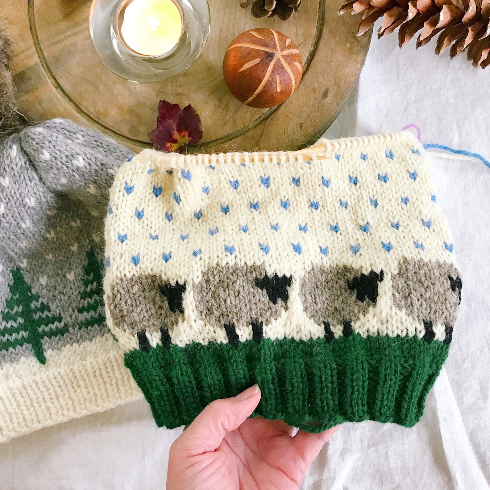 Hat Knitting Pattern Sheep Hat Knit Beanie Sized | Etsy UK