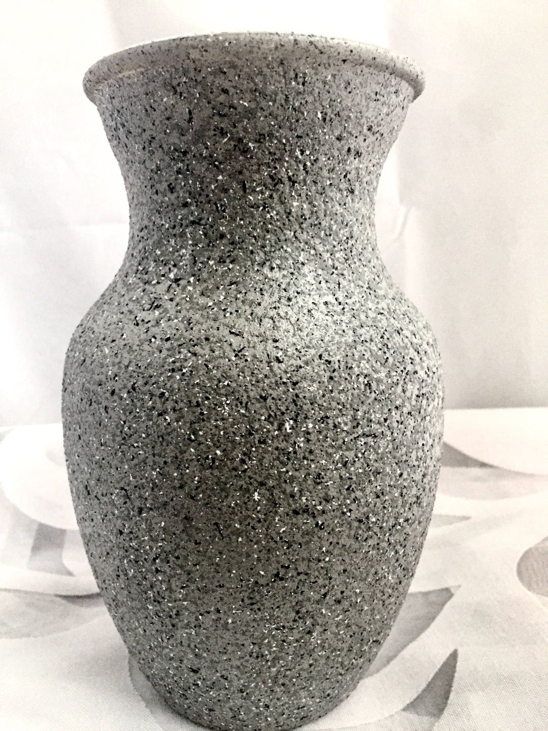 Vases for Flowers, Stone Vase, Glass Vase, Gray Vase, Industrial Vase ...