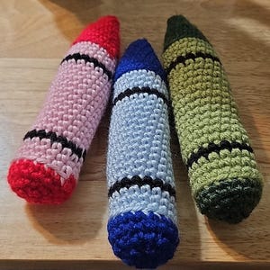 Crocheted Stuffed Crayon - Etsy