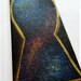 Keyhole Galaxy Laminated Bookmark - Etsy