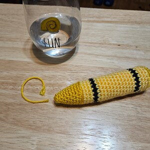 Crocheted Stuffed Crayon - Etsy