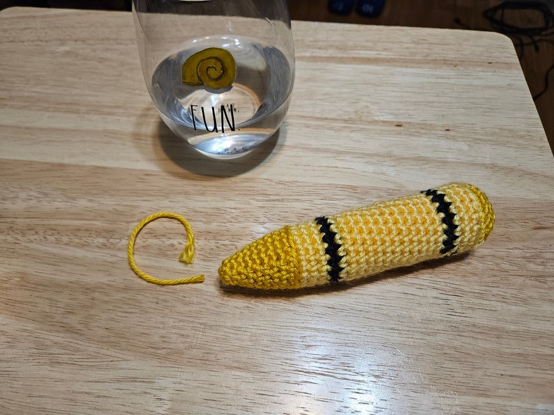 Crocheted Stuffed Crayon - Etsy