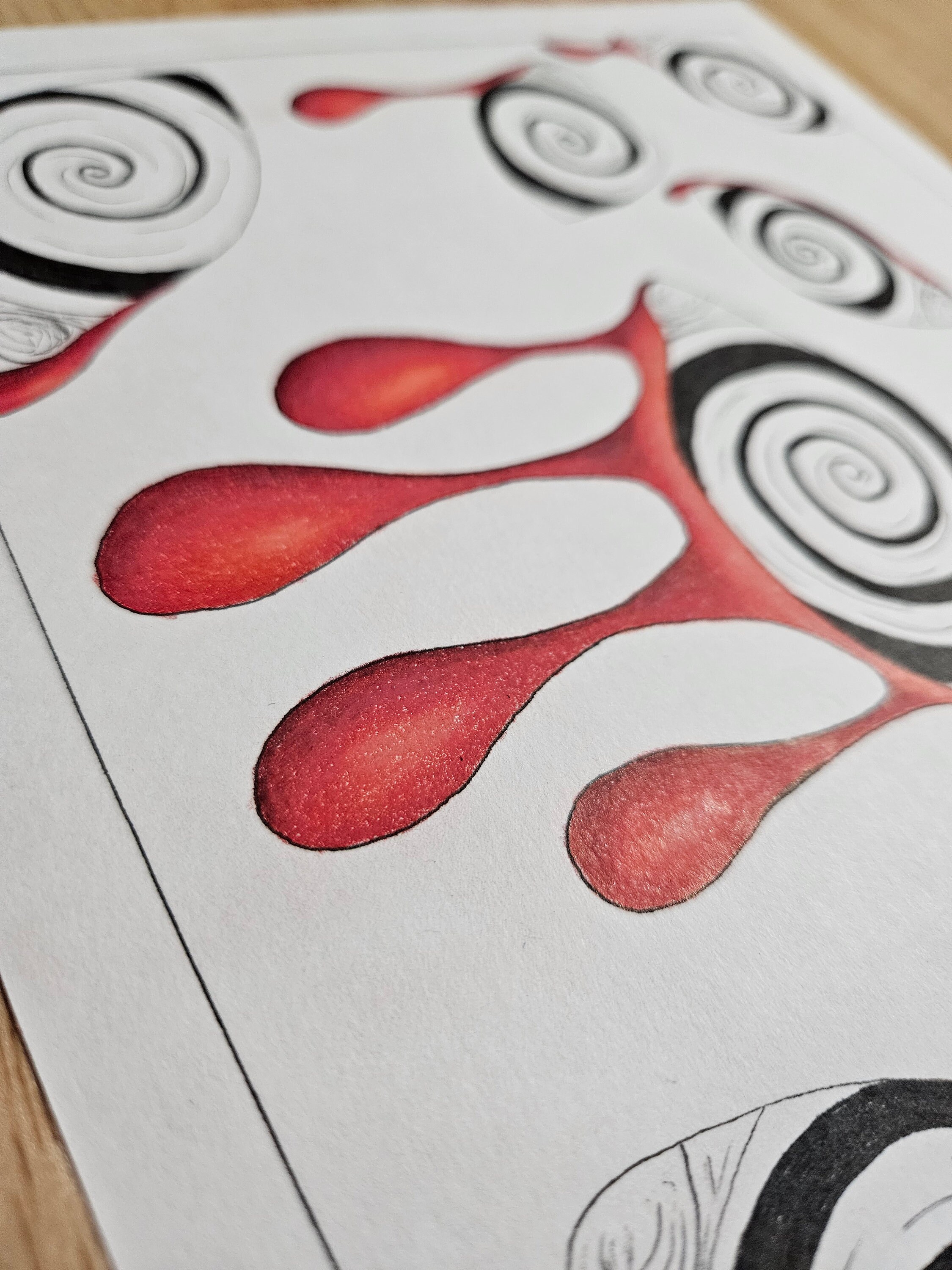 8 X 10 Trippy Eye Drawing - Etsy