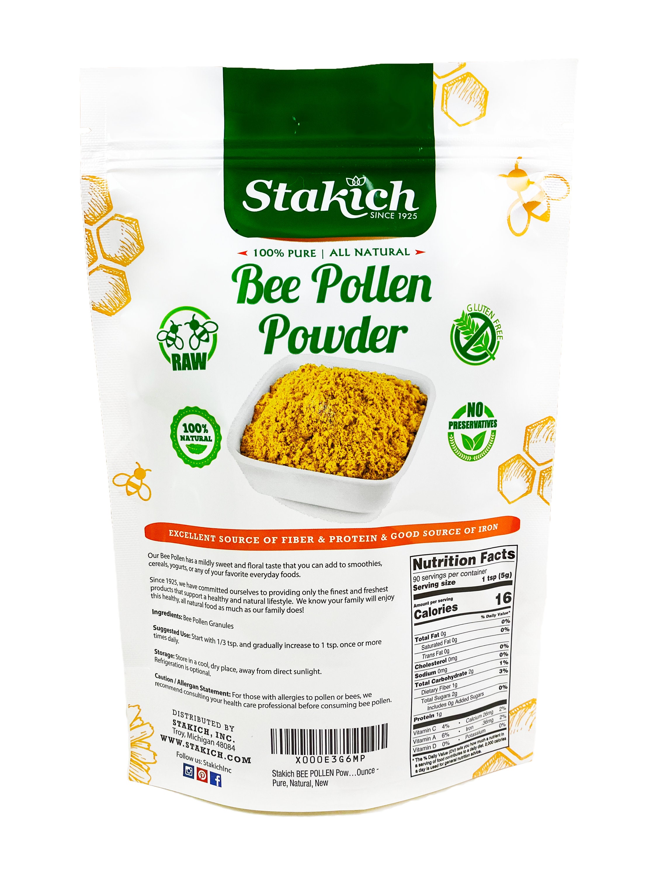 Bee Pollen Powder - Etsy