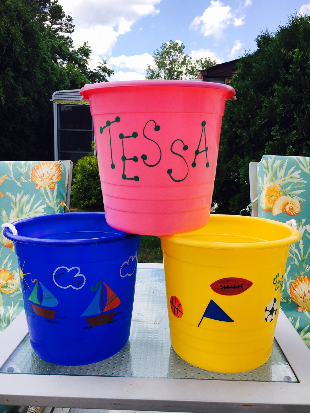 Personalized Children Pails - Etsy