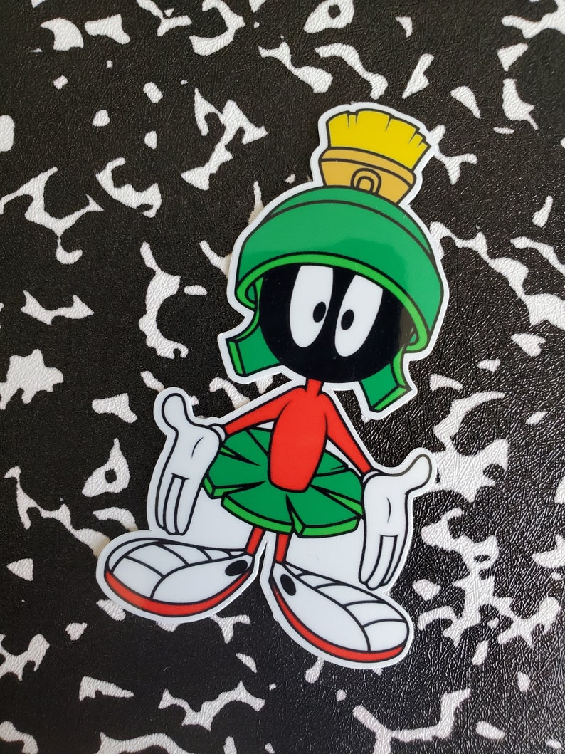 Marvin the Martian Sticker - Etsy