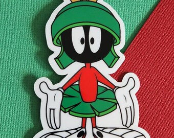Marvin the Martian Sticker - Etsy