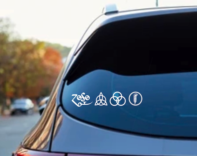 Led Zeppelin Vinyl Transfer Decal - Etsy