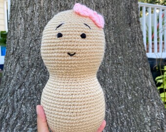 Crochet Peanut Pattern, Cute Plushie, PDF Crochet Pattern - Crochet ...