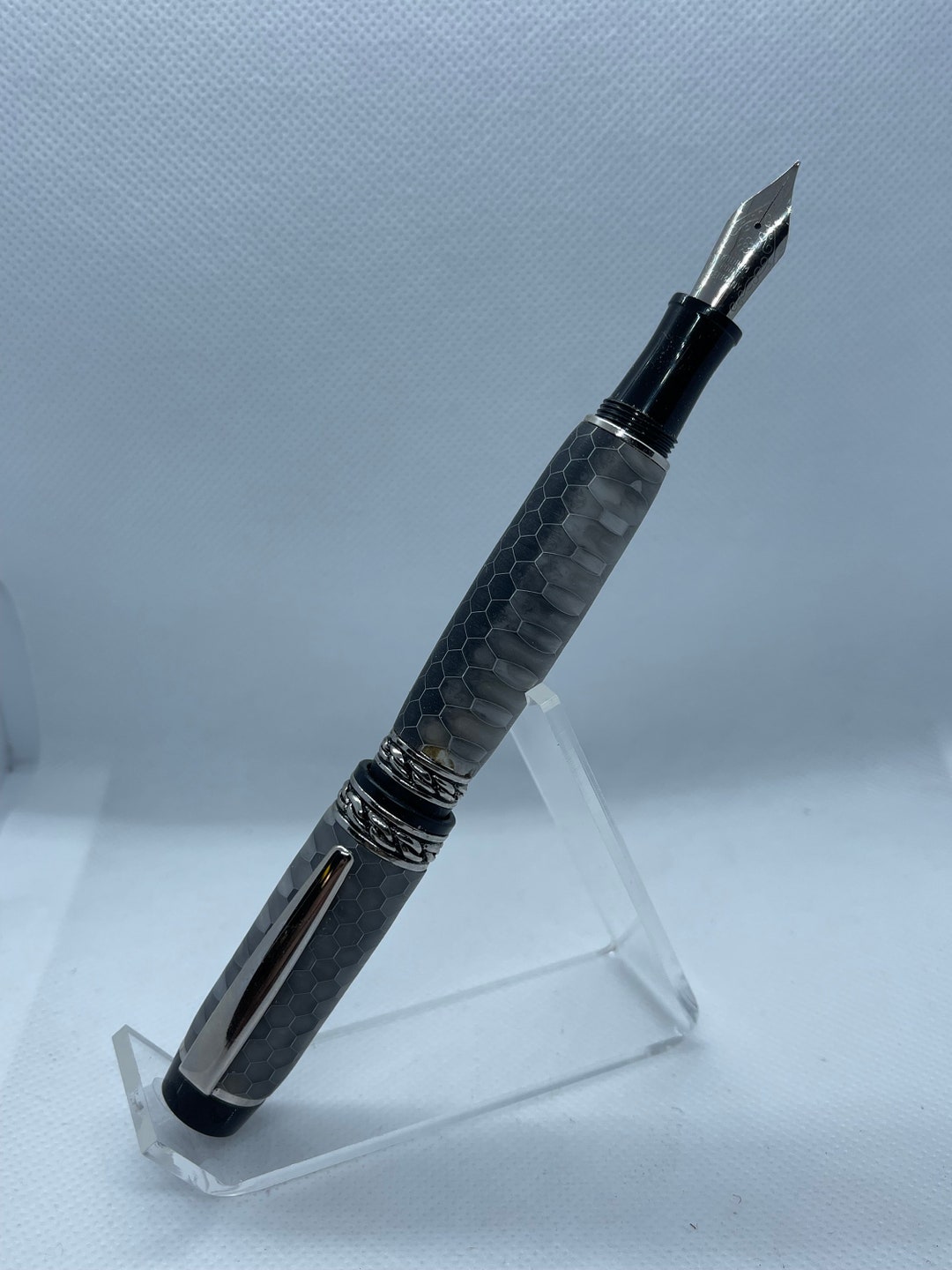 Refillable Fountain Pen-olympian Elite 2 With Rodium Trim in a Black ...