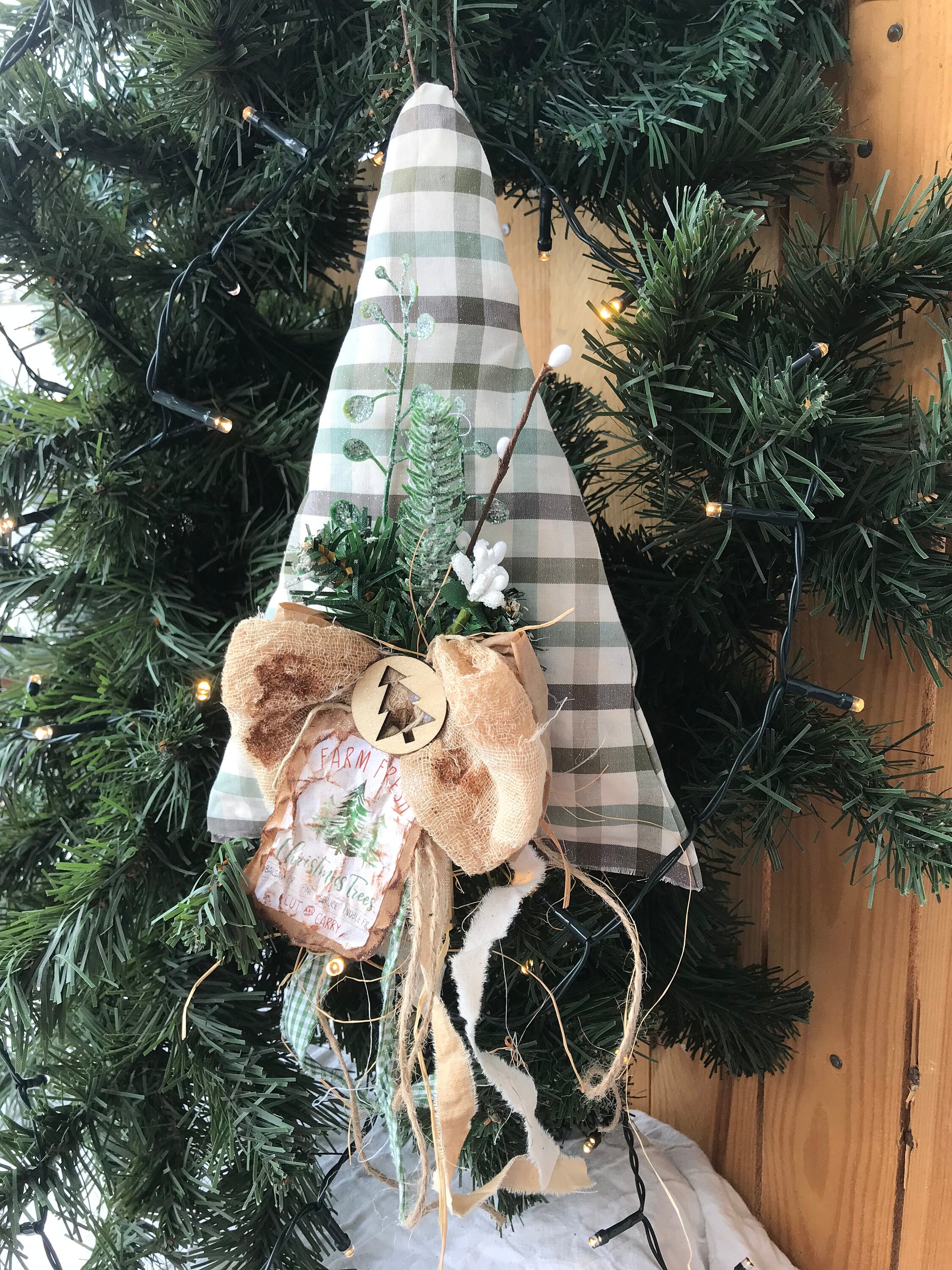 Primitive Tree Pine Fir Rustic Country Cottage Farmhouse - Etsy