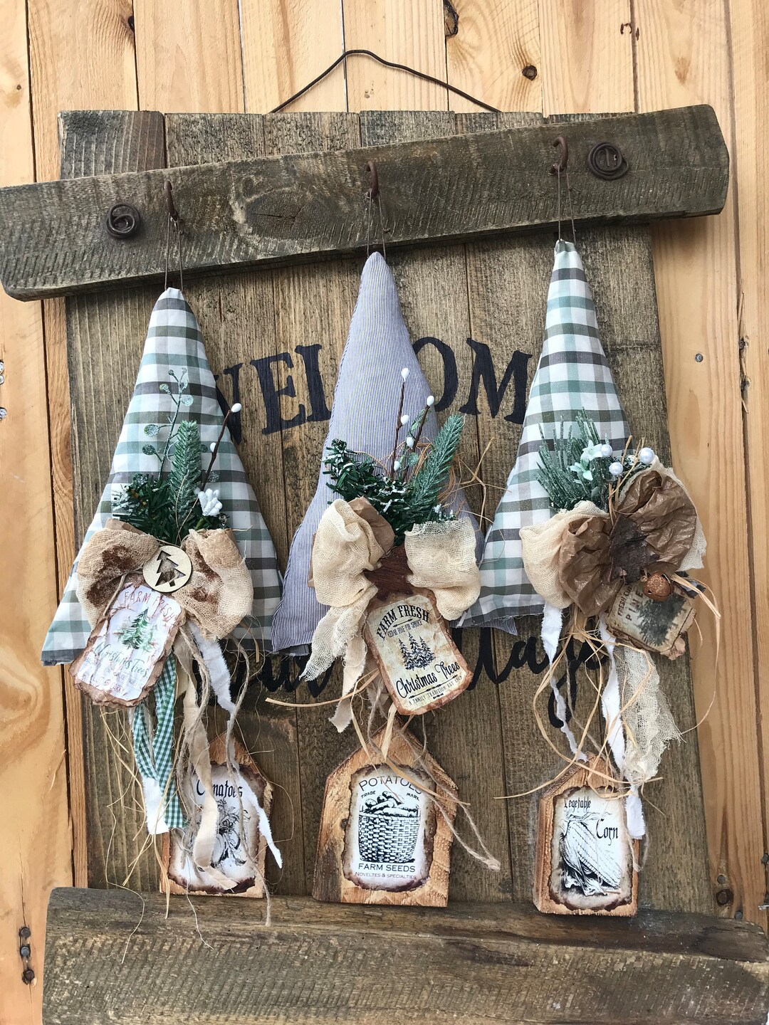 Primitive Tree Pine Fir Rustic Country Cottage Farmhouse - Etsy