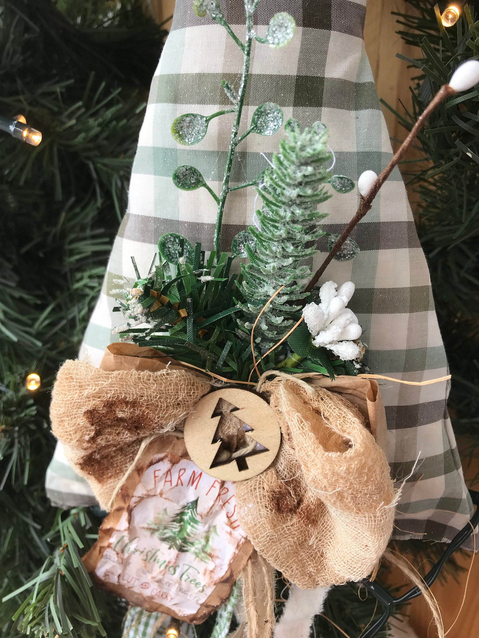 Primitive Tree Pine Fir Rustic Country Cottage Farmhouse - Etsy