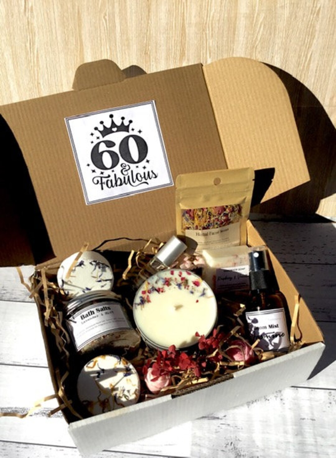 Happy 60th Birthday Gift Box | 60 & Fabulous | Personalised Birthday ...