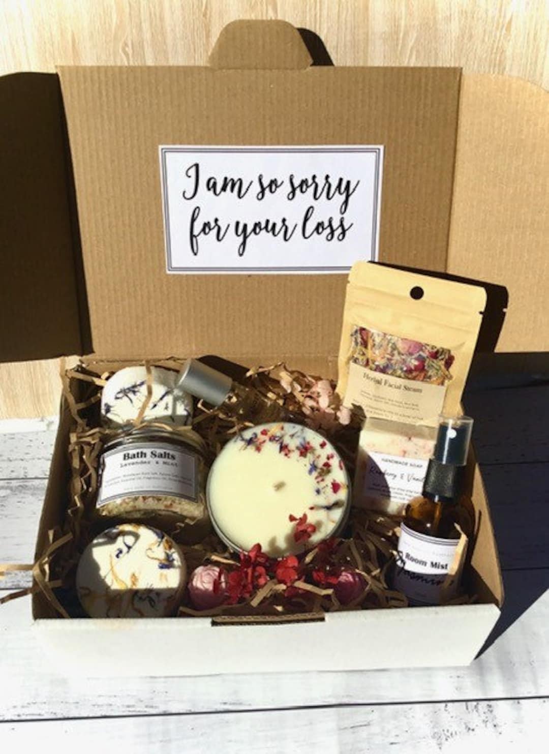 Sorry for Your Loss Gift Box | Bereavement Gift | Personalised Gift Box ...