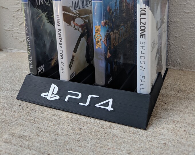 Playstation 4 PS4 Game Case Holder Rack Dock Base Display Stand ...