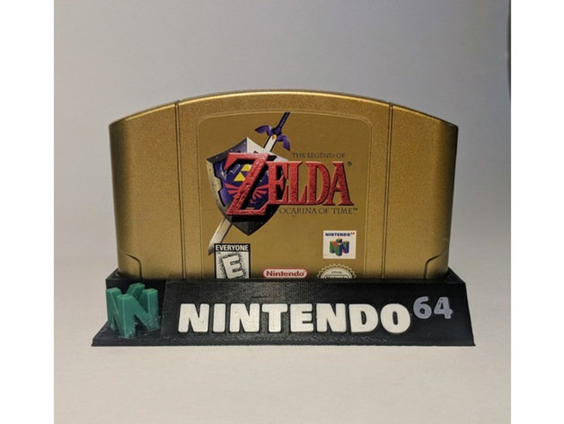 Nintendo 64 N64 Game Cartridge Holder Display Stand 3D Printed | Etsy ...
