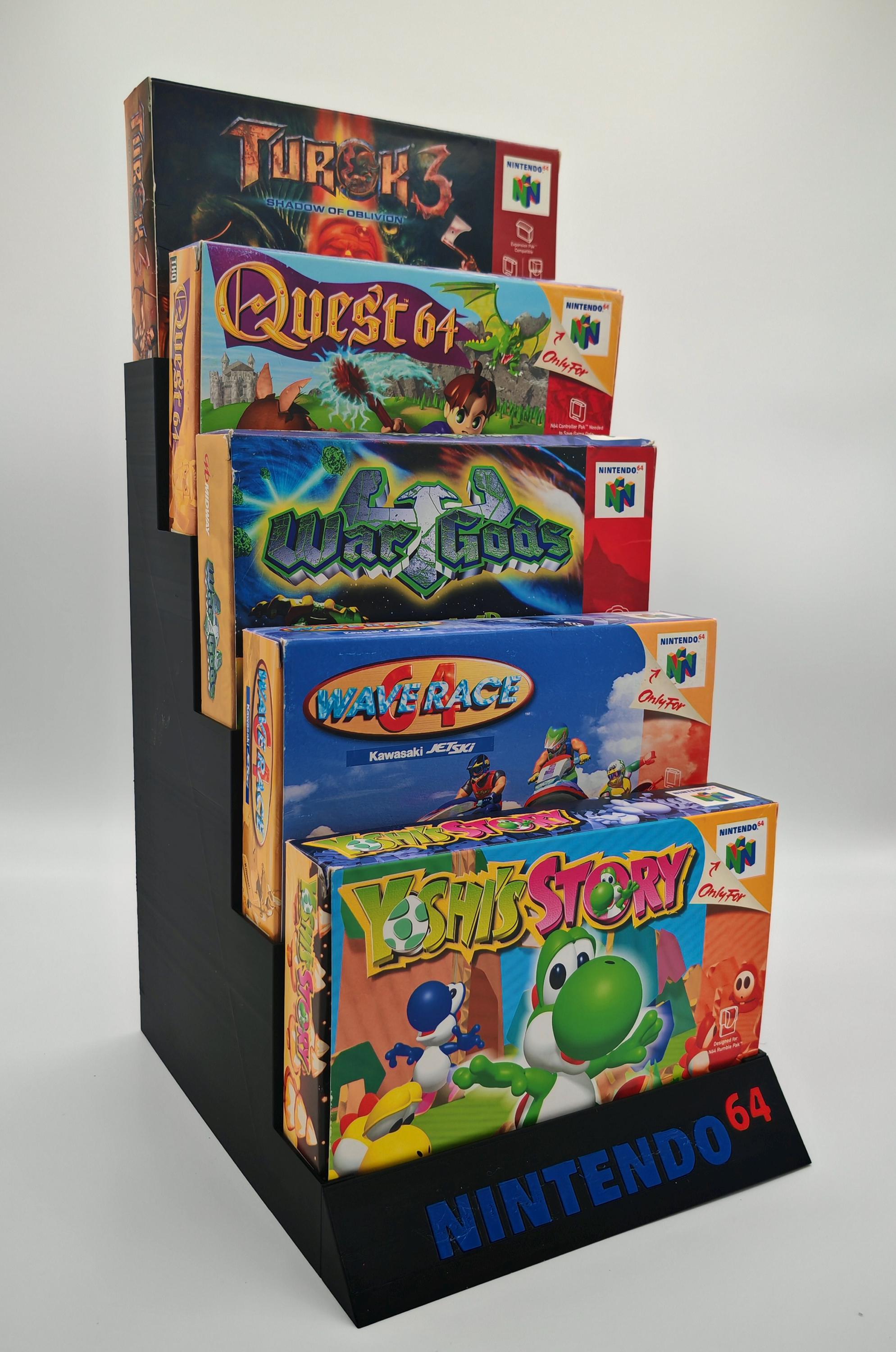 N64 Stacked Game Box Display Stand - Etsy